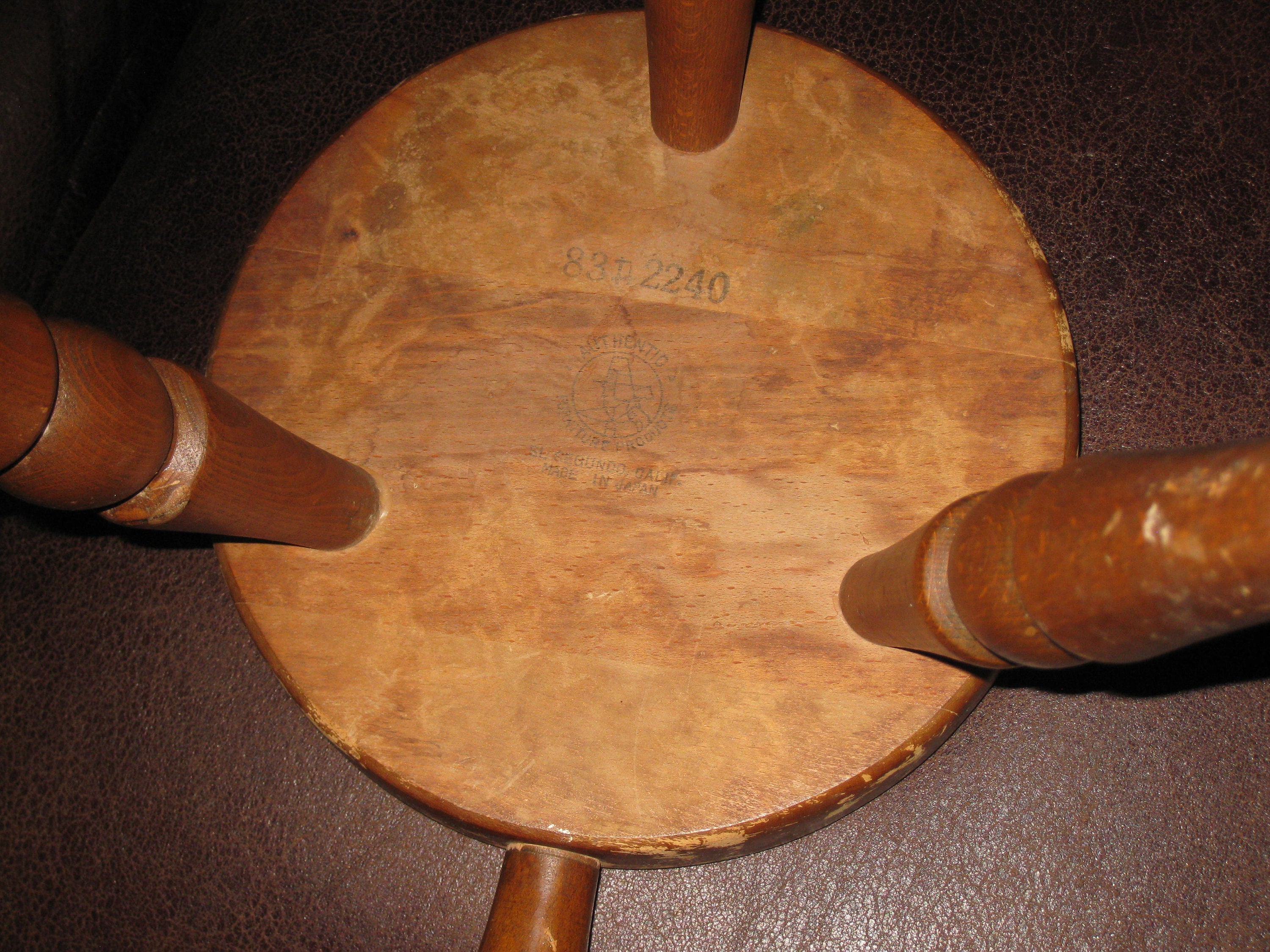 WOODEN MILKING STOOL Three-legged Farm Stool Authentic - Etsy