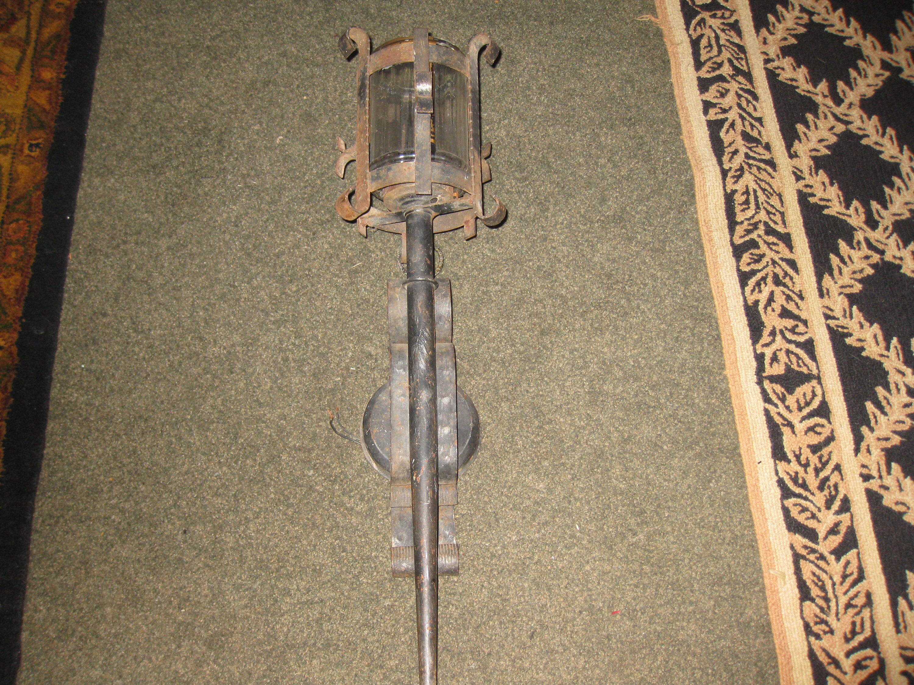 WROUGHT IRON GOTHIC Hanging Wall Light Lamp Lantern 35 - Etsy