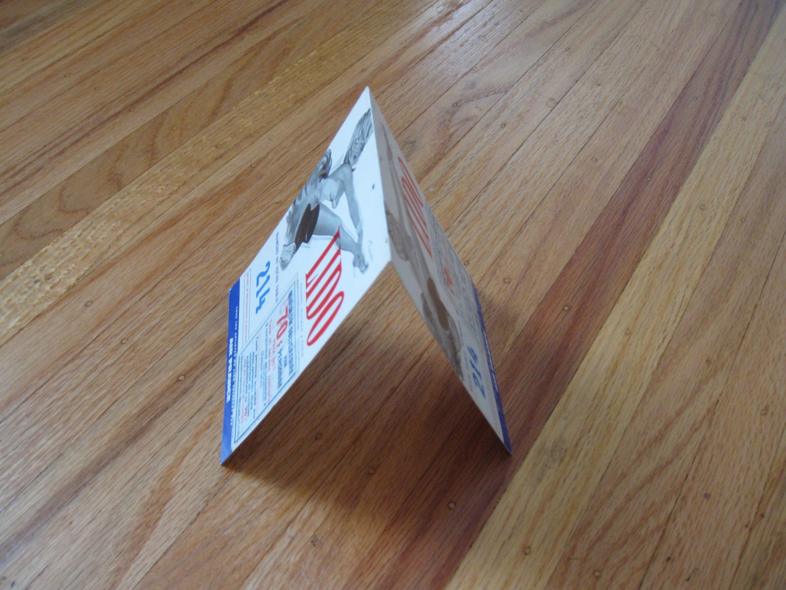 LIDO TABLE CARD Stand up Card From the 50s English on One Side - Etsy