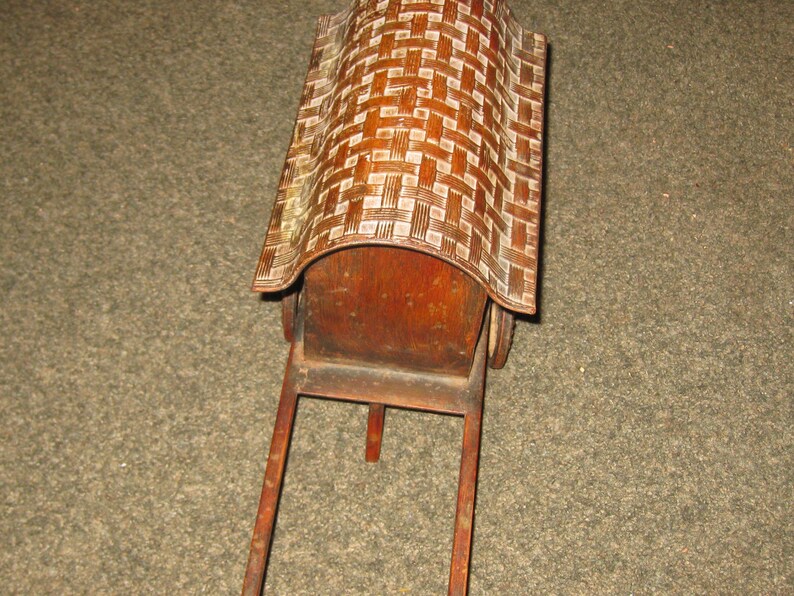 METAL RICKSHAW Pull Cart 18 Long 6 1/2 Wide 10 - Etsy