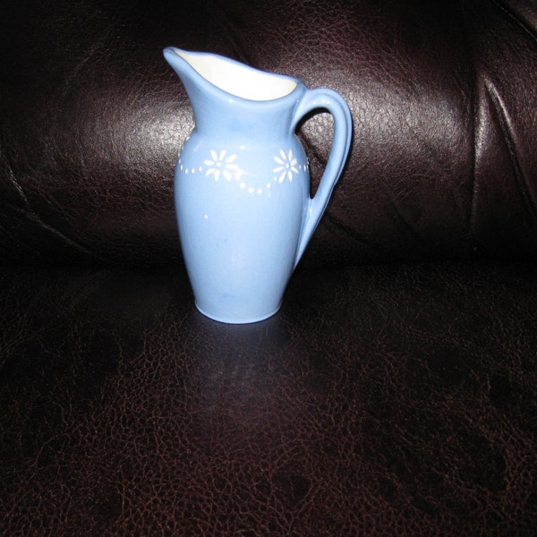 Antique Light Blue Pitcher - Etsy