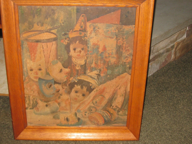 MID CENTURY TEXTURED Print From Painting by Jean Cologero | Etsy