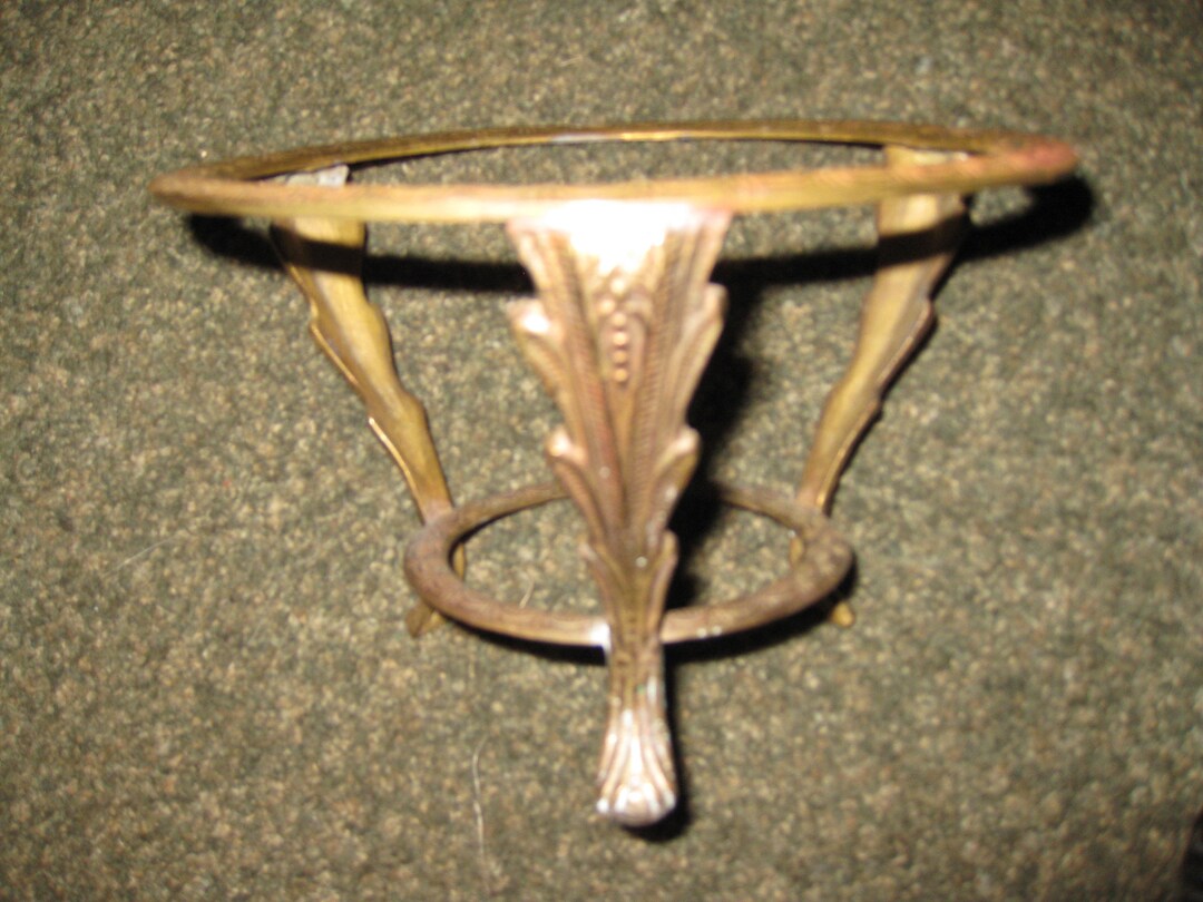 VINTAGE BRASS THREE Legged Stand 5" High 7 3/4" Across - Etsy