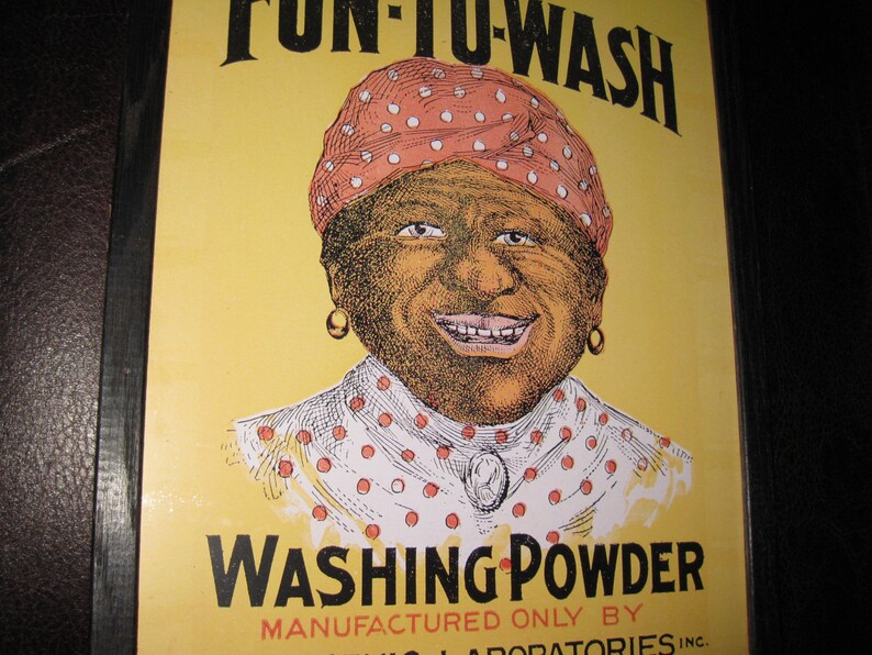 METAL SIGN Fun To Wash Washing Powder Advertising | Etsy