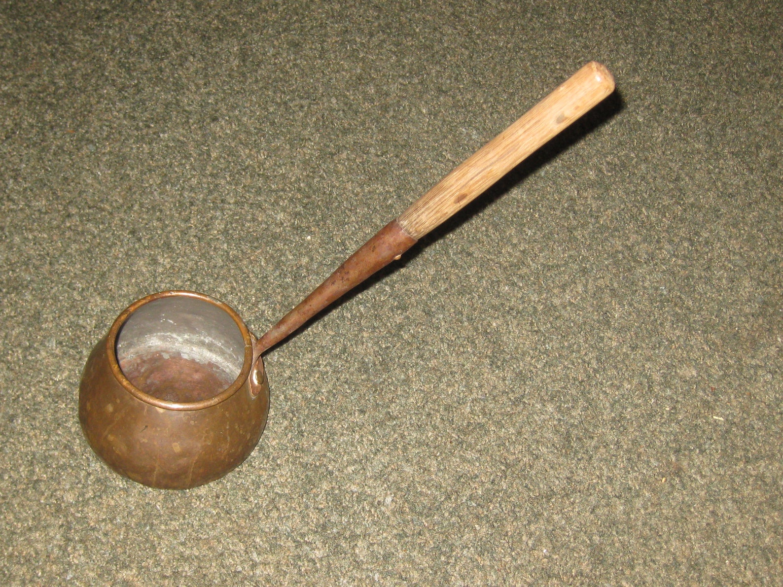 VINTAGE COPPER LADLE Wood and Copper Handle Looks to Be - Etsy UK