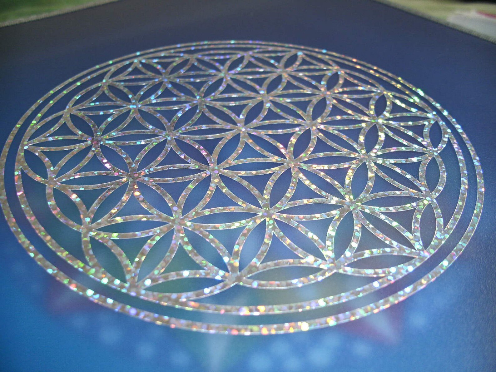 Sparkle Flower of Life Various Colors | Etsy