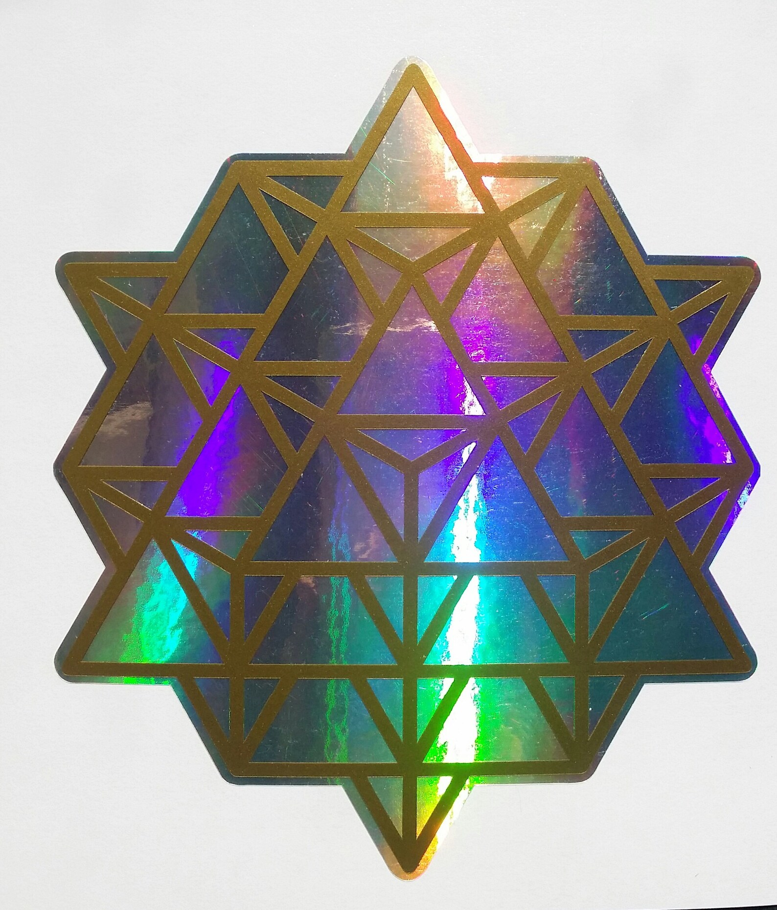 Tetrahedron Matrix Size 5.2 Sticker 2 Colors | Etsy UK