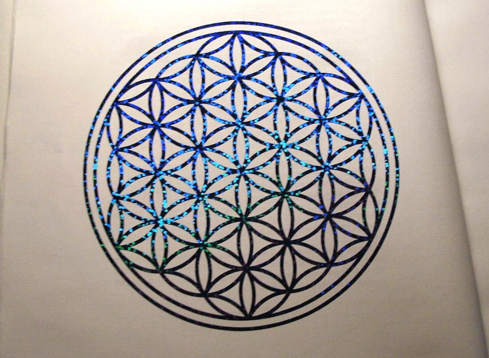 Sparkle Flower of Life Various Colors | Etsy