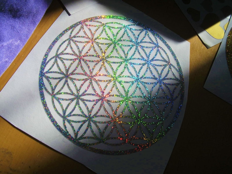 Sparkle Flower of Life Various Colors - Etsy