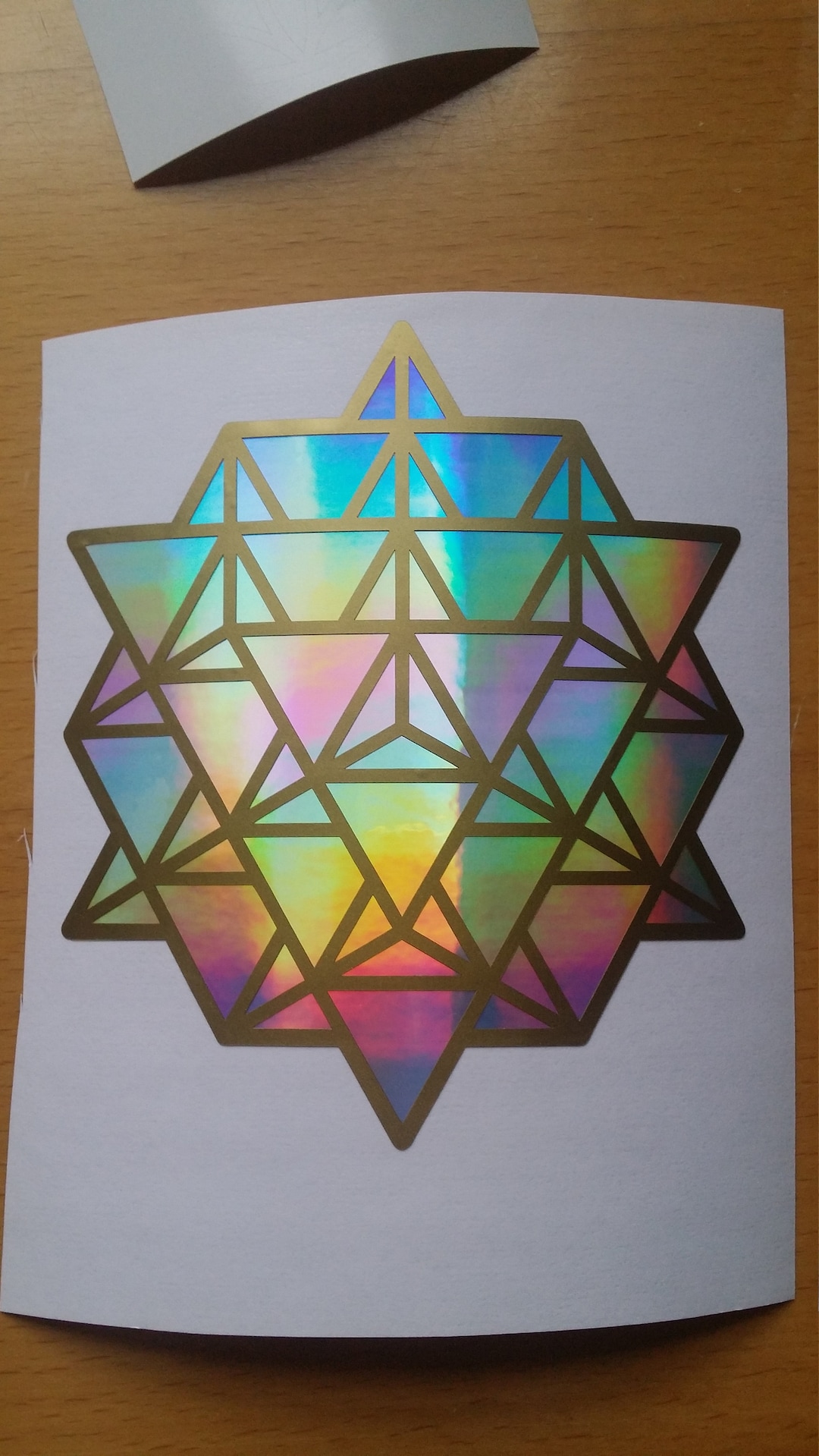 Tetrahedron Matrix, Size 5.2 Sticker 2 Colors - Etsy UK
