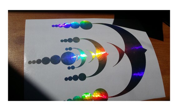 Crop Circle Geometry Vinyl Sticker Various Colours | Etsy