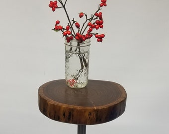 Wood Log Plant Stand - Etsy