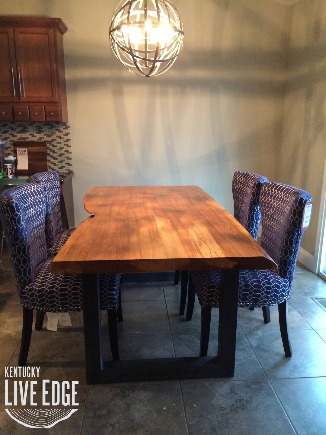 Natural Edge Dining Table- Custom Order- Natural Wood Dining Table ...