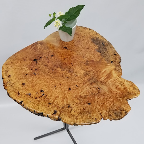 Live Edge Side Table - Etsy