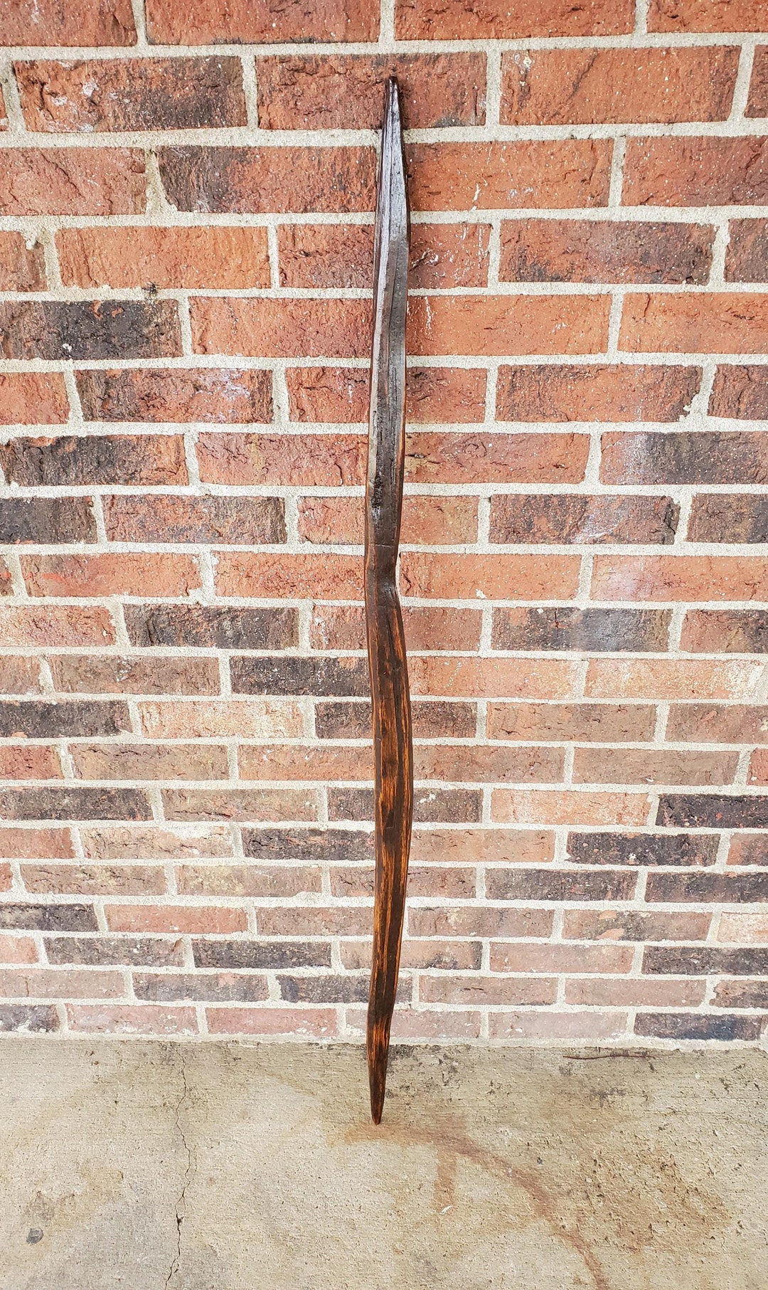 Sturdy Dark Brown Tobacco Stick: Your New Hiking Buddy - Etsy