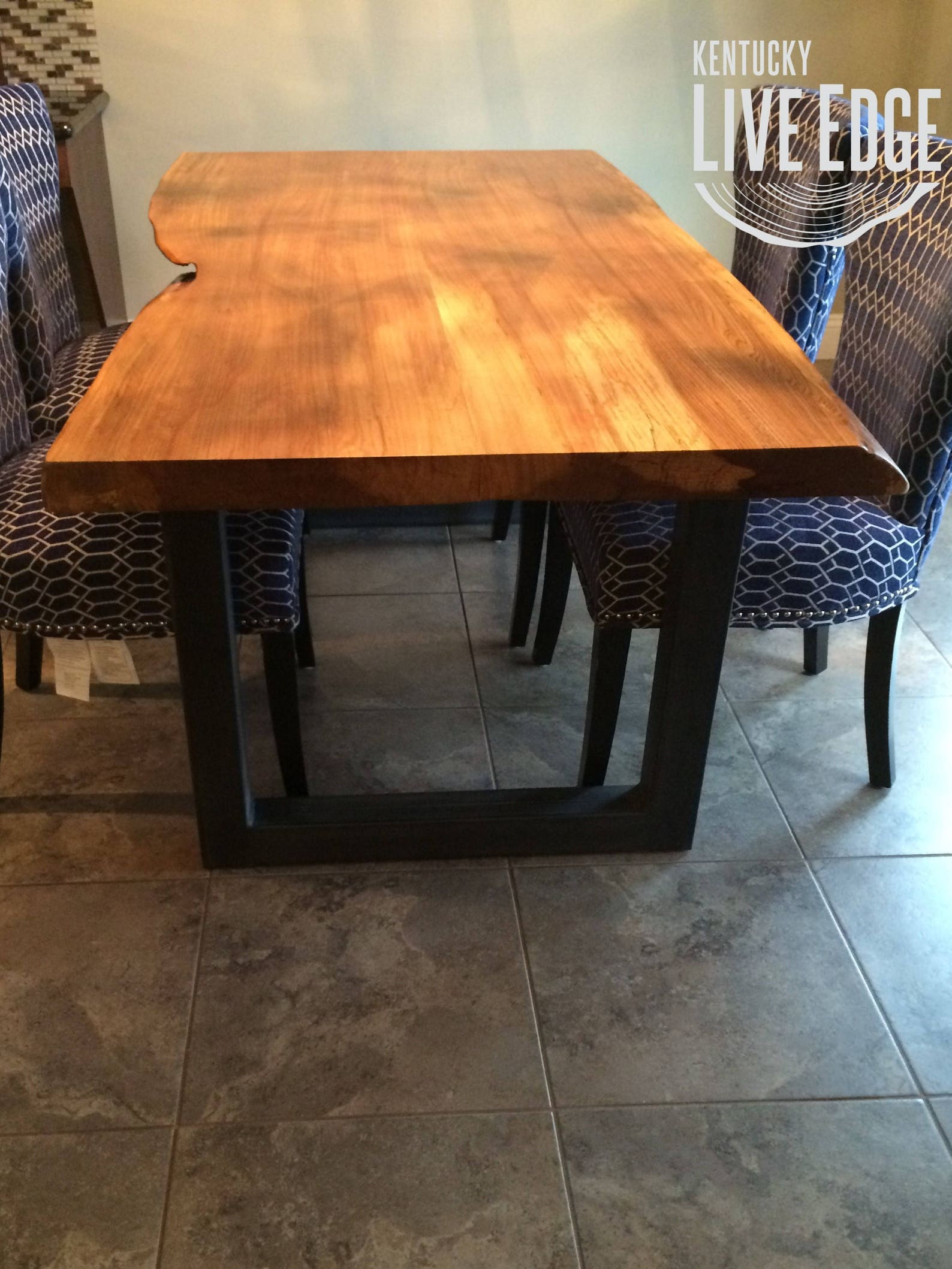 Natural Edge Dining Table Custom Order Natural Wood Dining - Etsy
