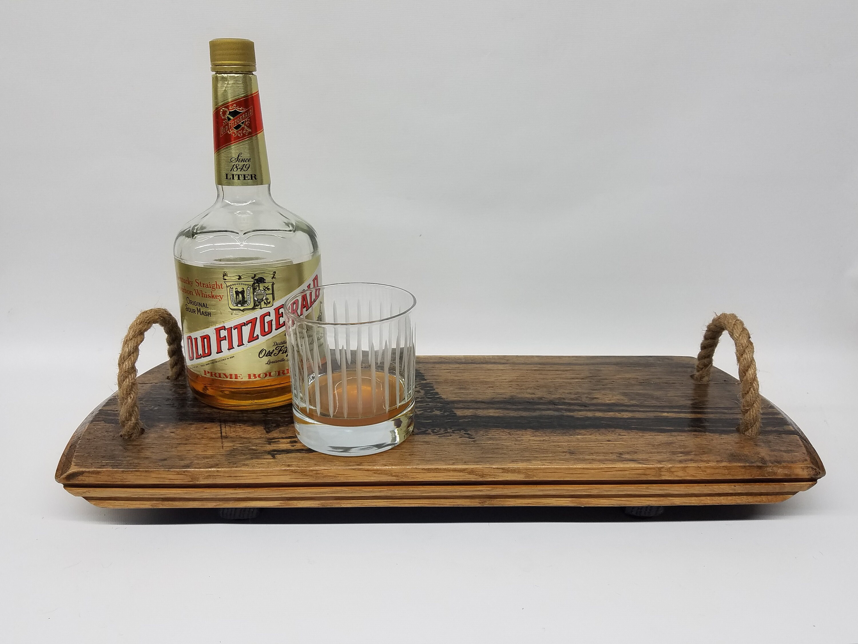 Bourbon Barrel Tray Authentic Reclaimed Kentucky Bourbon | Etsy