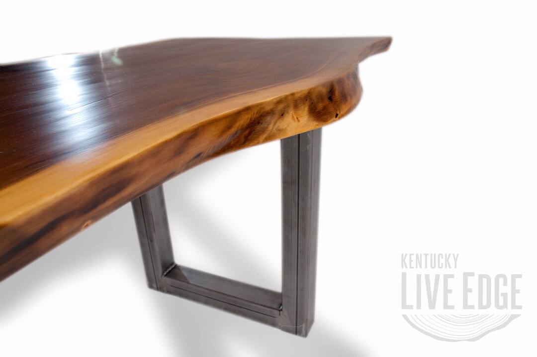 Live Edge Dining Table: Where Nature Meets Modern Design - Etsy