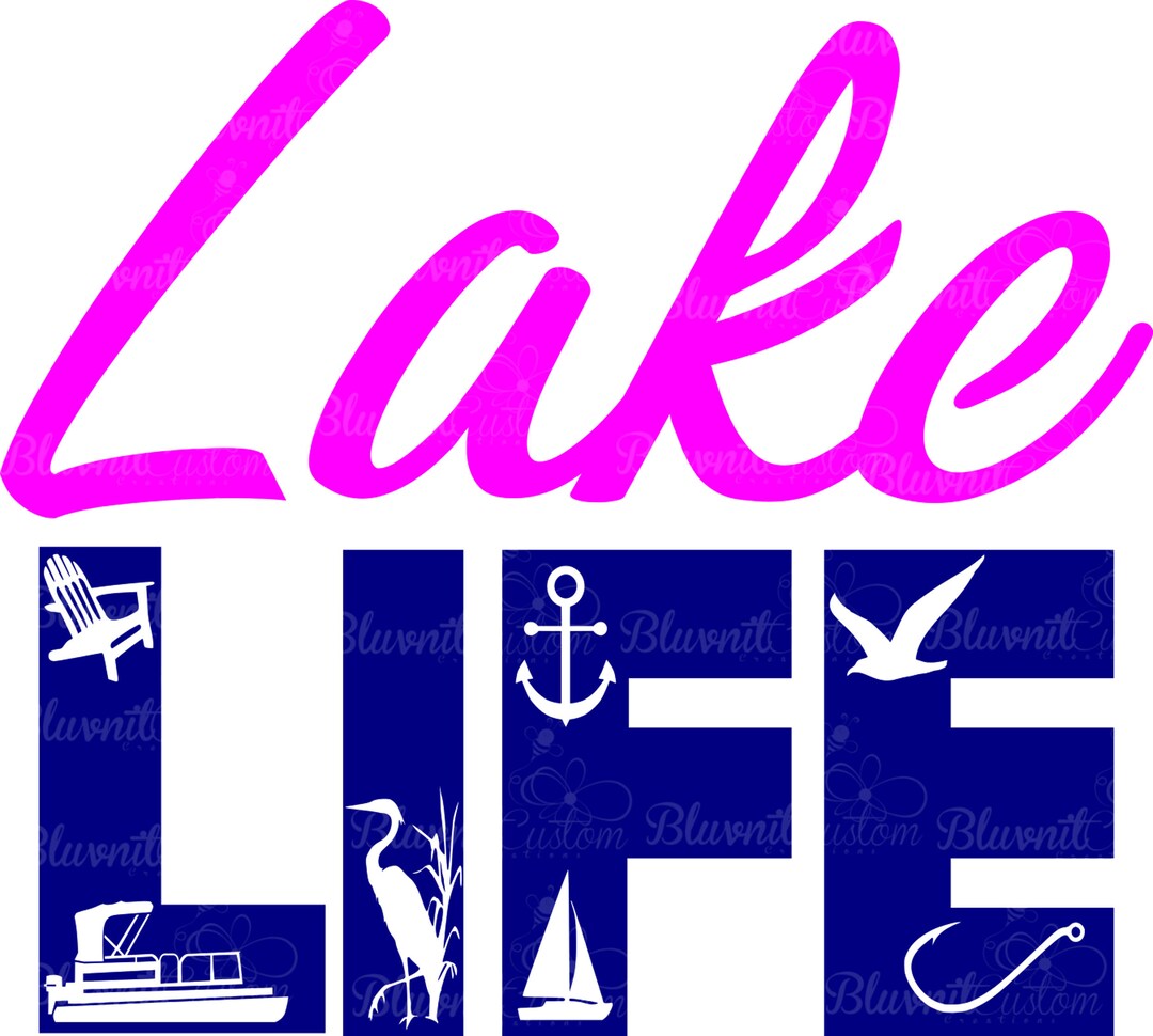 Lake Life SVG, Cricut Cut File - Etsy