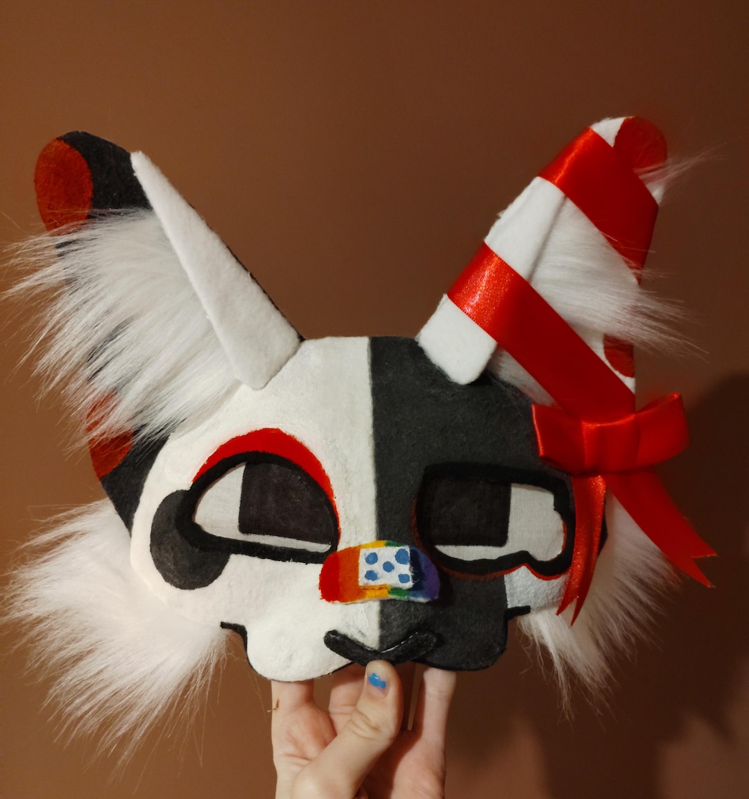Dandy's World Razzle and Dazzle Cat Mask - Etsy