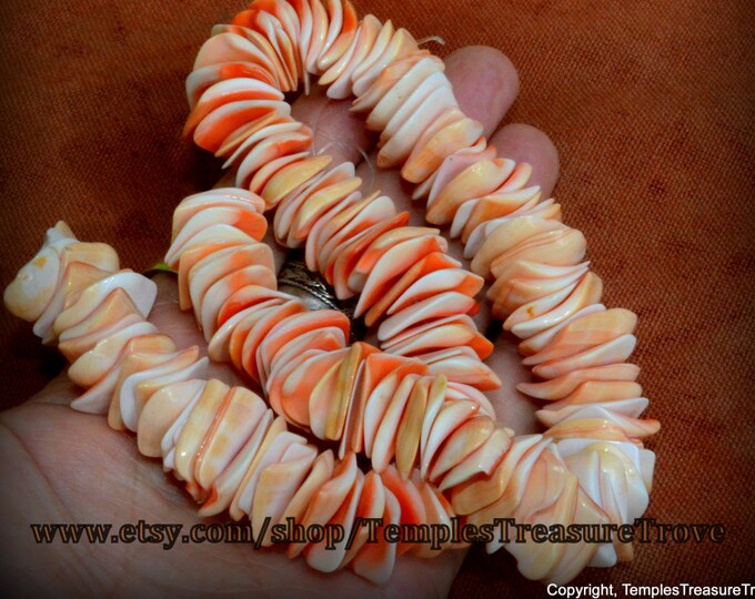 Red Lip Shell Irregular Square/wafer Beads 15 Inch Strand - Etsy