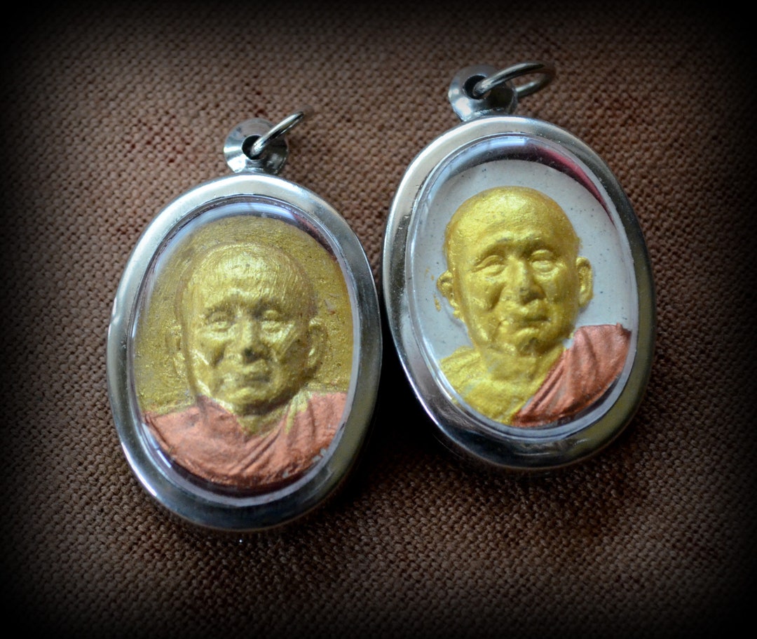 Antique Thai Buddhist Clay Reliquary Tsa Tsa/choose One Buddhist Bead ...