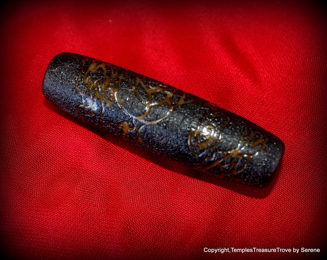 Old Tibetan Dragon Dzi Agate Bead~sacred Dzi Bead~dragon Energy ...