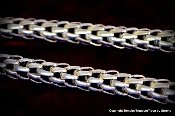 Sterling Silver Wheat Chain~Sterling Silver 9mm Wheat… - Gem