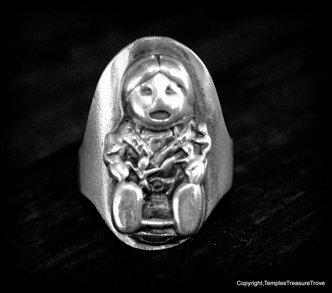 Carol Felley Sterling Storyteller Sterling Ring Size 7.5~sandia Pueblo ...