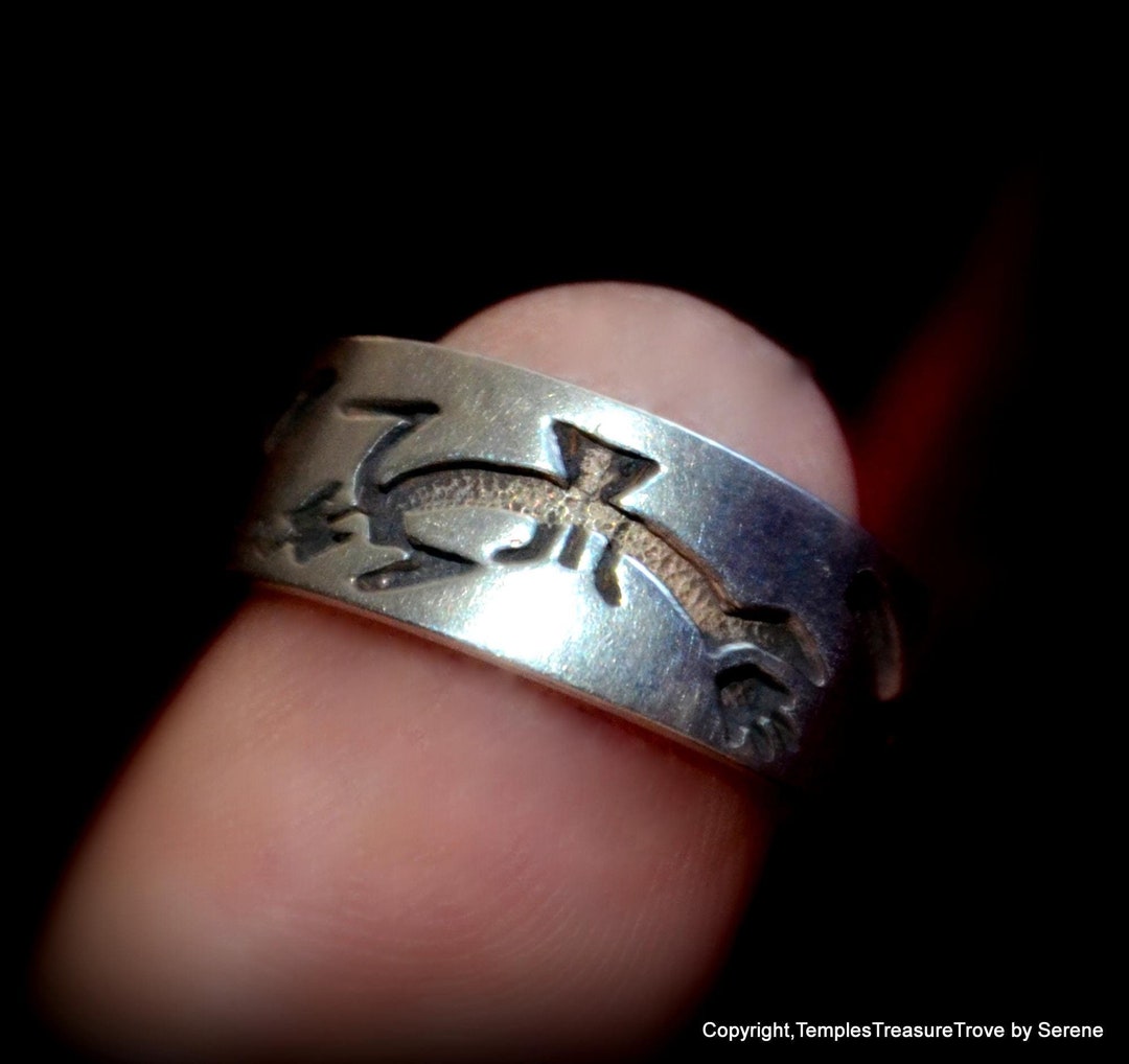 Sterling Silver Kokopelli Ringfertility Deity Ringsouthwestern ...