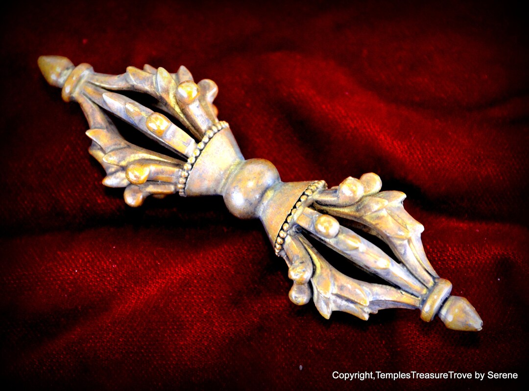 Tibetan Buddhism Ritual Vajra Dorje~nepal Handcrafted Dorje Tibetan ...