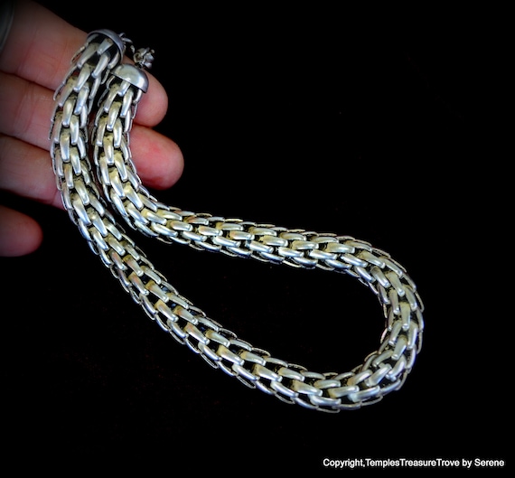 Sterling Silver Wheat Chain~Sterling Silver 9mm Wheat… - Gem