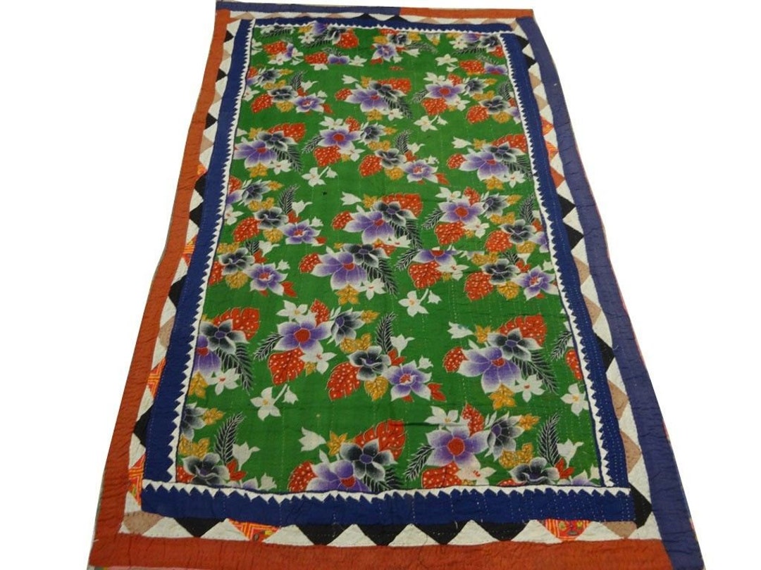 Vintage Meticulously Hand Crafted Uber Soft Cotton Afghan Refugee ...