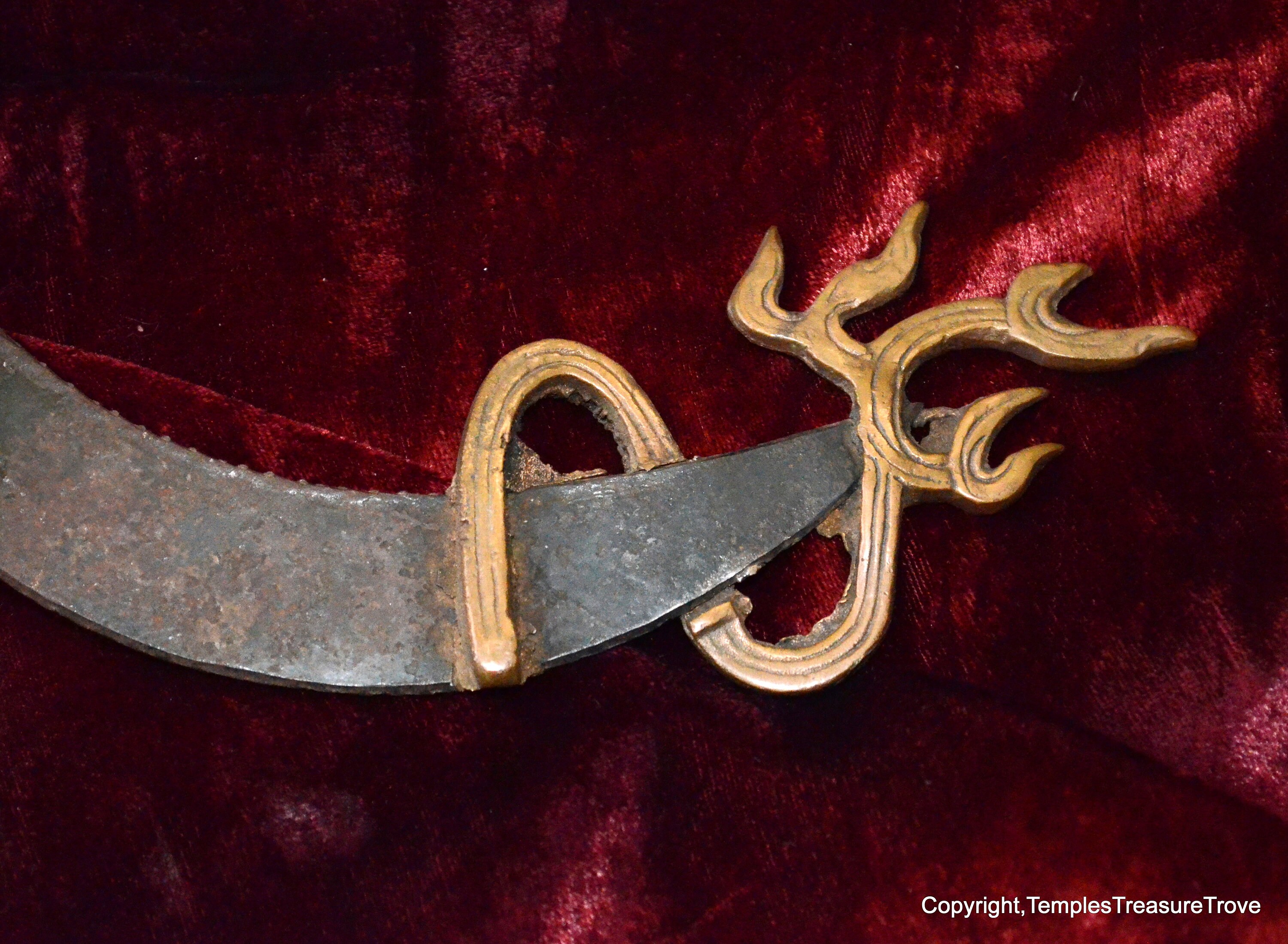Tibetan Buddhist Sword~buddhist Altar Object~old Khadga Wisdom Sword ...
