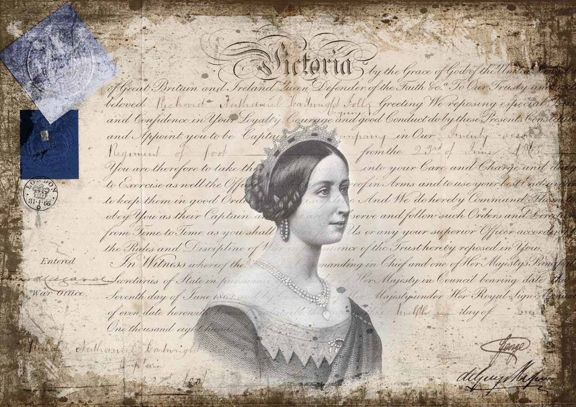 Decoupage Queen Victoria the Queen A4 Rice Paper for DIY Projects ...
