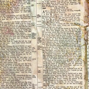 Junk Journal, Vintage Distressed Book Pages 30 Double Sided Random ...
