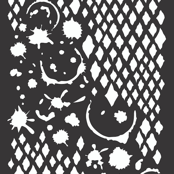 Splatter Stencil - Etsy