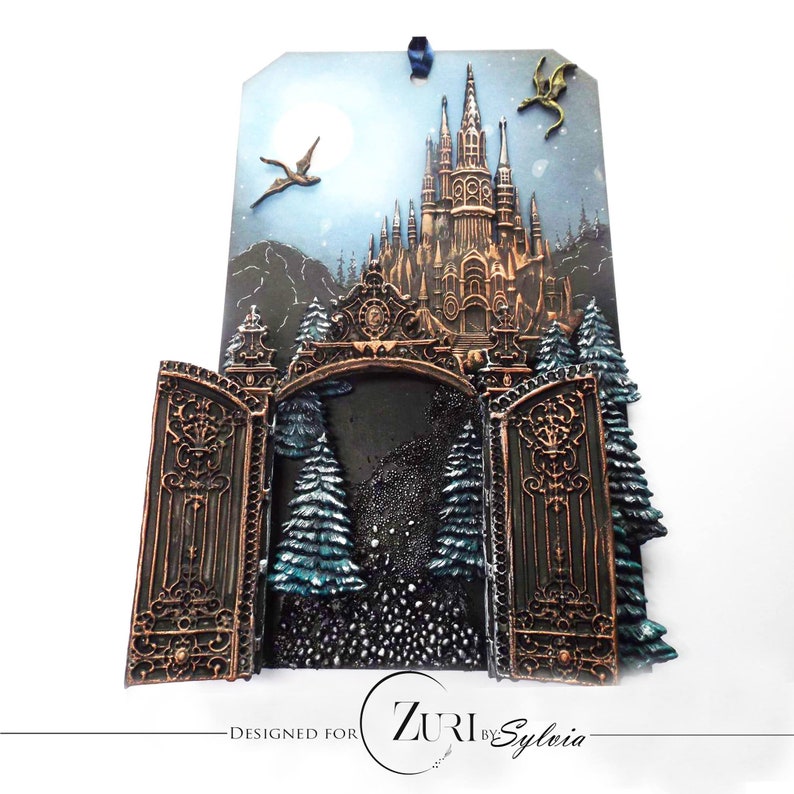 Zuri Designs Ornate Gate Highly Detailed Silicone Mould for - Etsy