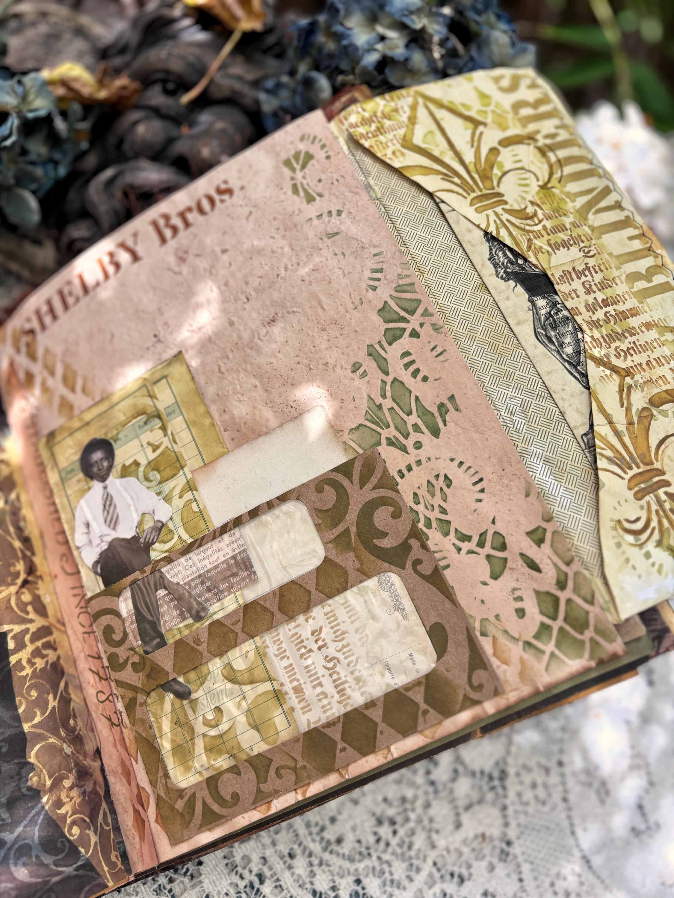 Handmade Hamilton Journal: Grungy Art Journal With Dyed Pages - Etsy