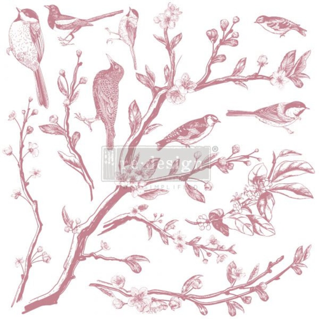 REDESIGN Springtime Stamp Redesign With Prima Clearly Aligned Decor ...