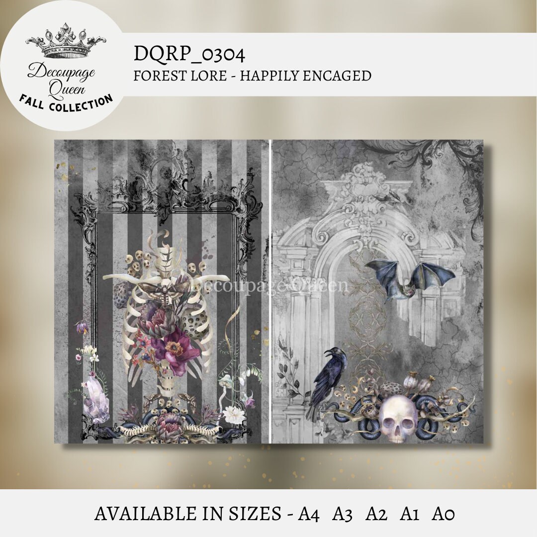 Forest Lore Rice Paper: Decoupage Queen A4 Sheet - Etsy