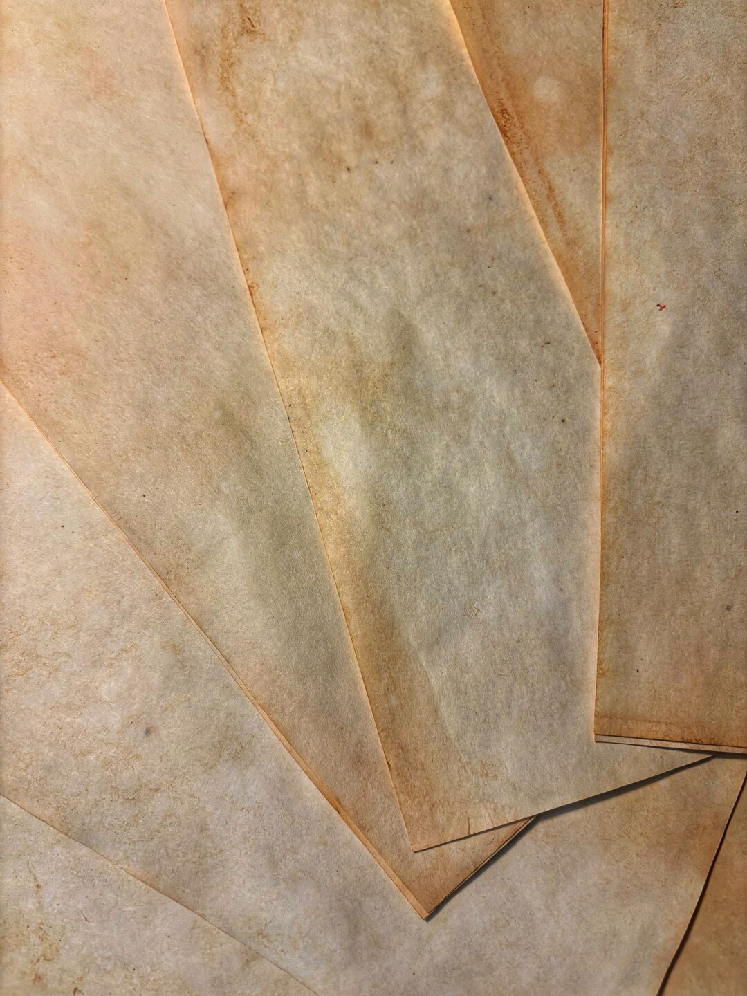 Paper Hand Dyed Onion Skin Paper Faux Parchment Paper - Boiled Book ...