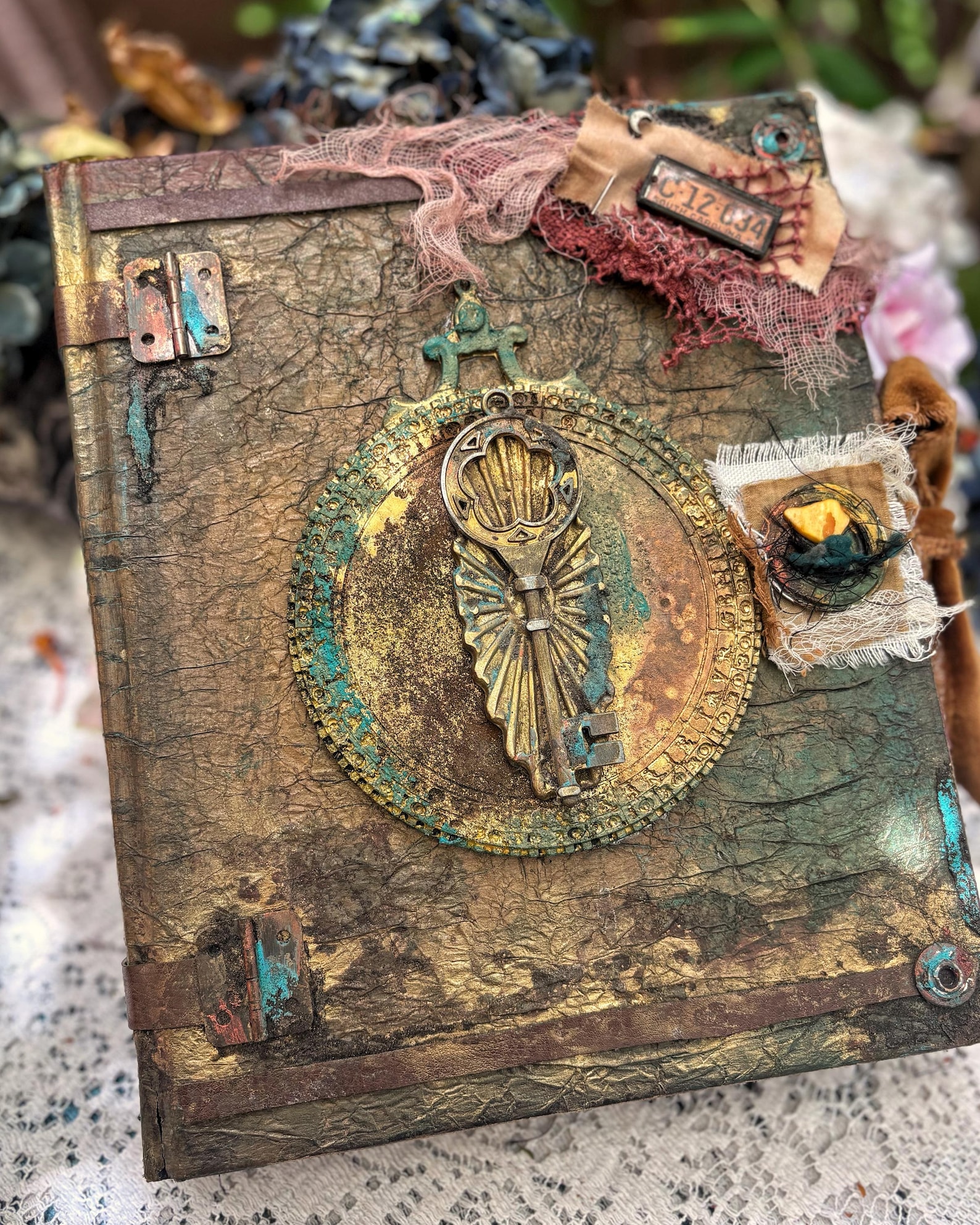 Handmade Hamilton Journal: Grungy Art Journal With Dyed Pages - Etsy