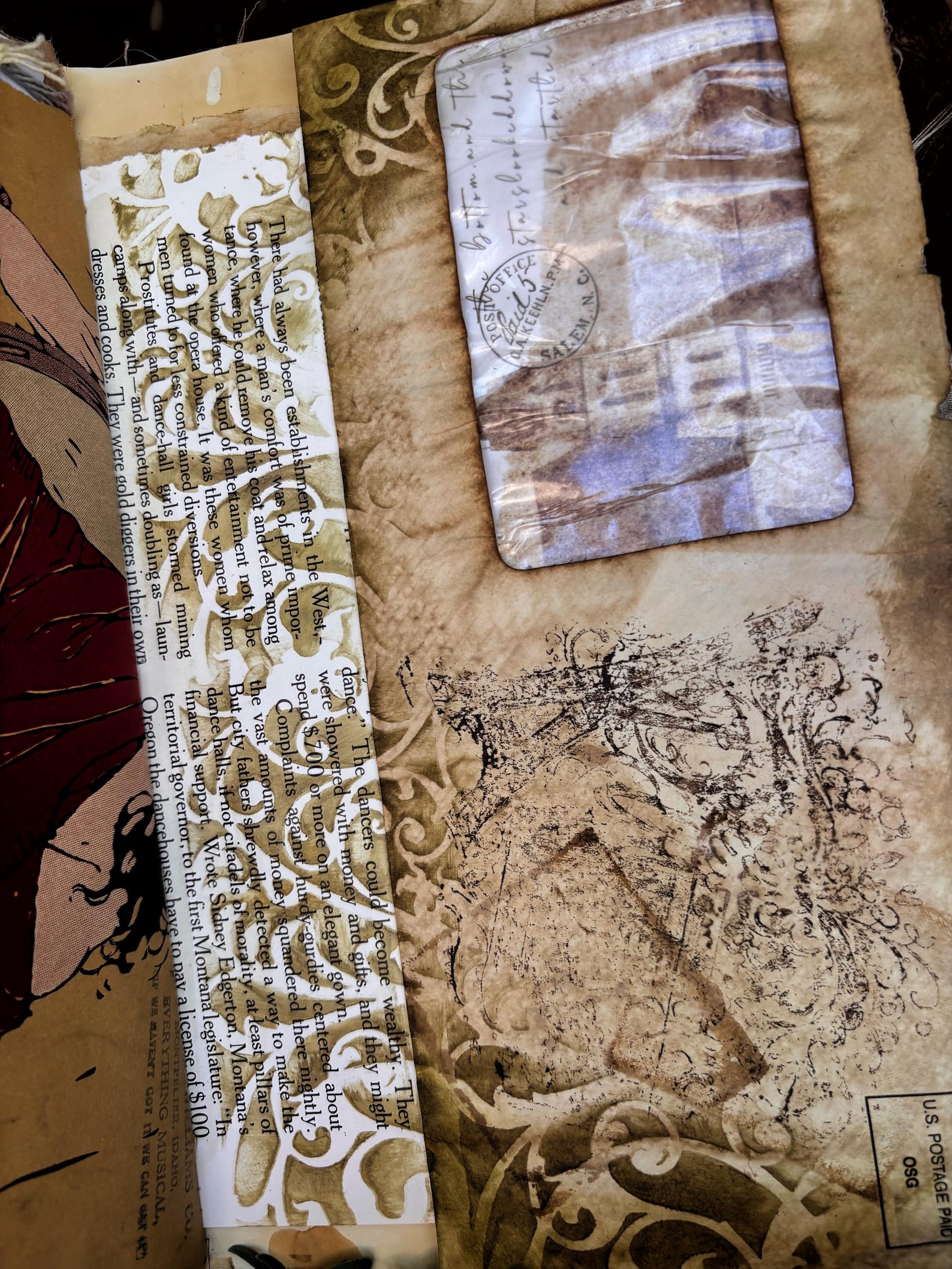 Eloise's Daybook -junk Journal, Writing ,hardcover, Handmade Eco Dyed ...