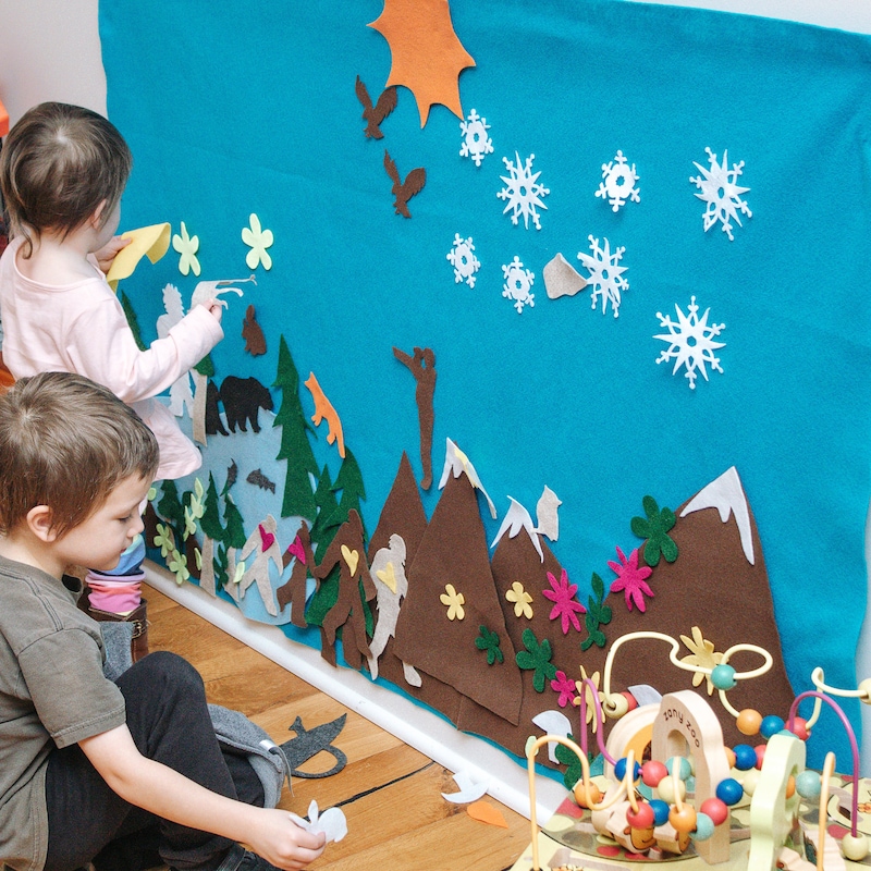 Forest Felt Board Toys - Etsy