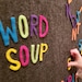 Montessori Rainbow Letters // Felt Alphabet Word Game // Giant Quiet ...