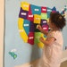 Montessori Kids Felt Map United States // Montessori USA Map Activity ...