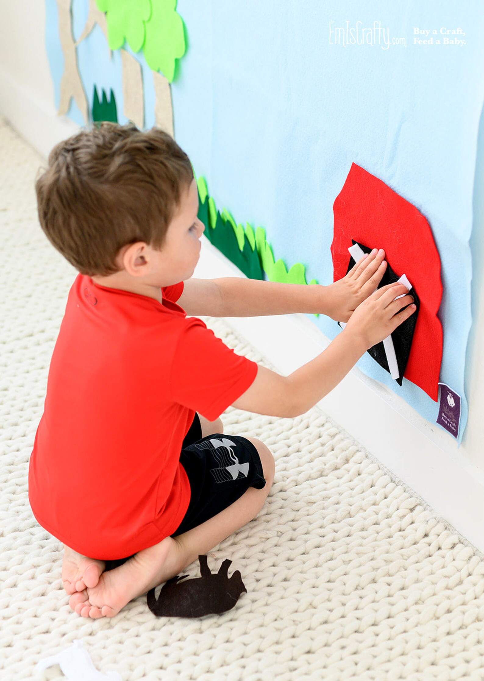 Farm Birthday Gift // Felt Activity Wall // Farmhouse Kid | Etsy