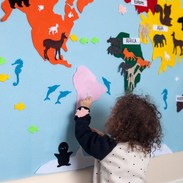 Montessori Map - Etsy