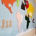 Felt Wall Add-on: Landmarks for Continents // Felt Wall World Map ...